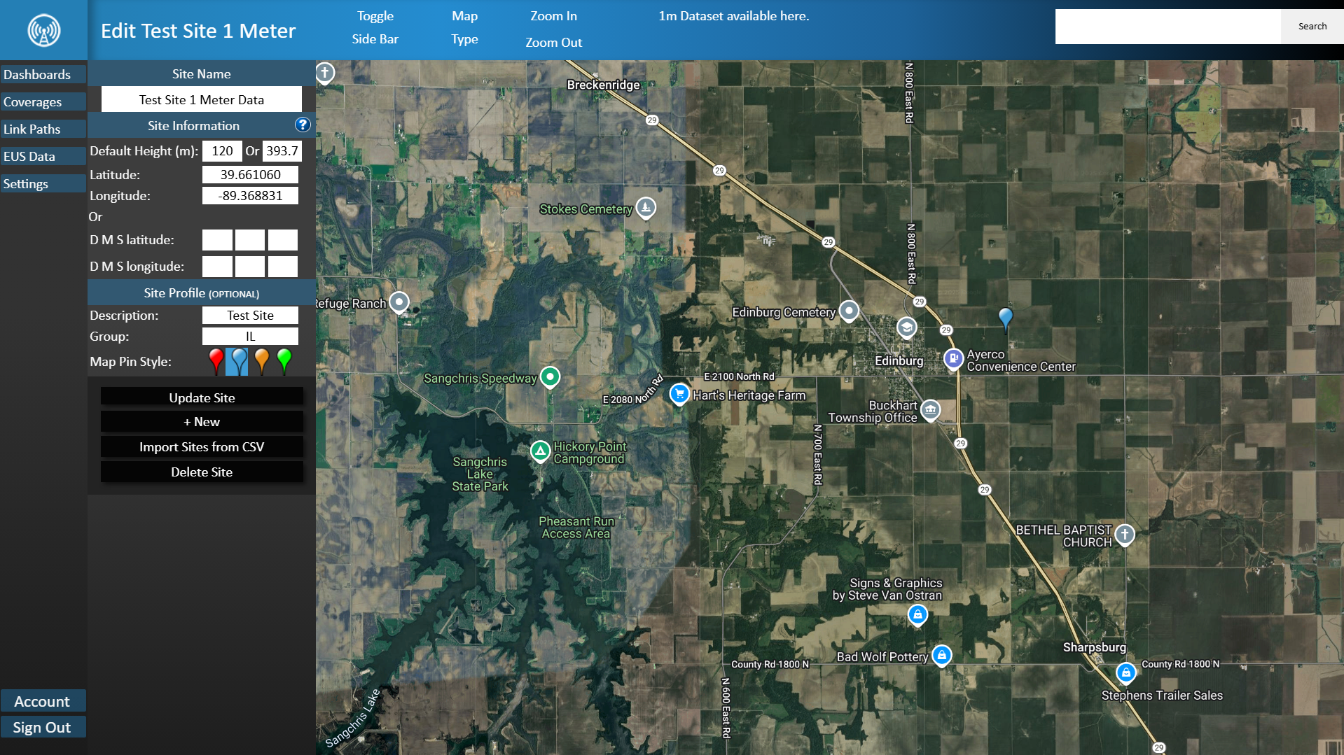 1 Meter Clutter Data